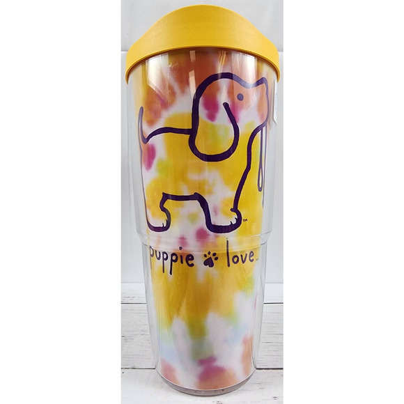 tervis | Dining | Tervis Puppy Love 24 Oz Tumbler Wyellow Push On Lid ...